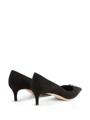 GIUSEPPE ZANOTTI Embellished Leather Pumps