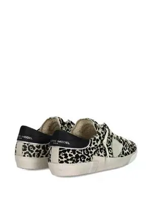 Philippe Model Leopard-print Prsx Low Trainers - Black
