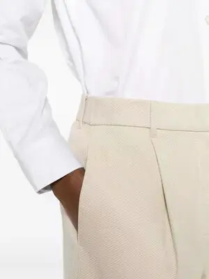 Max Mara Textured Wide Leg Trousers