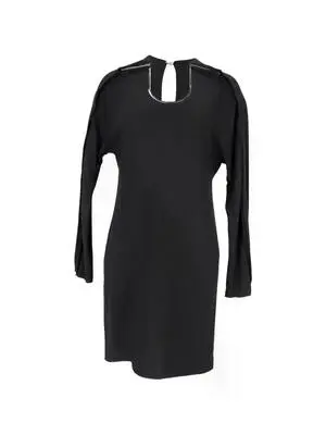 LANVIN Hardware-detail Mini Dress - Black
