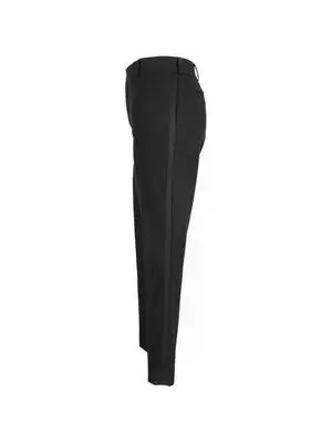Saint Laurent Pinstriped High-waisted Trousers