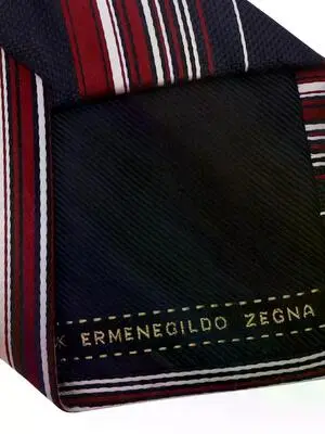 Ermenegildo Zegna Striped Silk Neck Tie