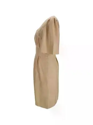 Chloé V-neck Short-sleeve Midi Dress
