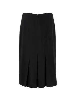 Max Mara Striped Midi Pencil Skirt