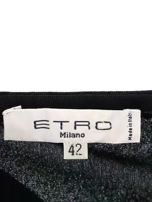 Etro Wrap-effect Ruched Midi Dress