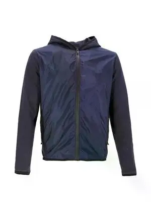 Prada Zip-up Hooded Jacket - Blue