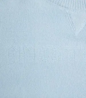 MOTHER Cashmere Logo Crew Neck Sweater