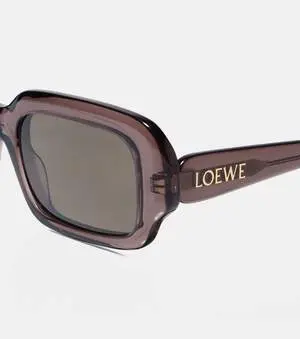 Loewe Slim Rectangular Sunglasses - Brown