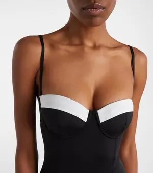Staud Maeve Swimsuit - Black
