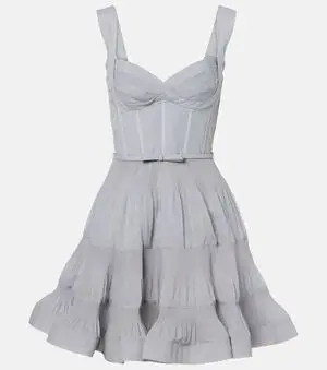 Zimmermann Pleated Bustier Minidress