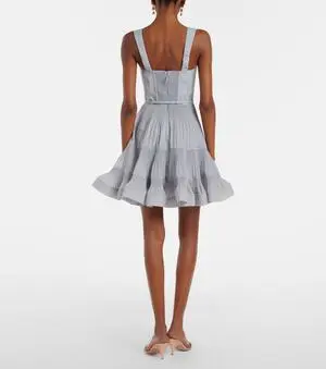 Zimmermann Pleated Bustier Minidress