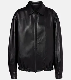 Prada Leather Blouson Jacket