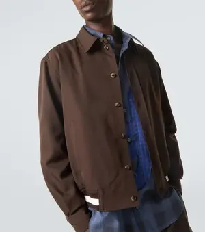 Loewe Wool Gabardine Blouson Jacket