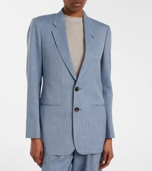 Loro Piana Guia Wool, Silk, And Linen Jacket