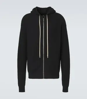 Rick Owens Ribbed-knit Virgin Wool Hoodie