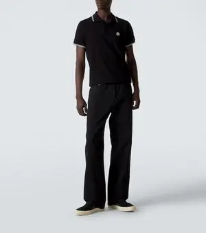 Moncler Cotton Pique Polo Shirt