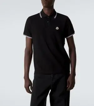 Moncler Cotton Pique Polo Shirt