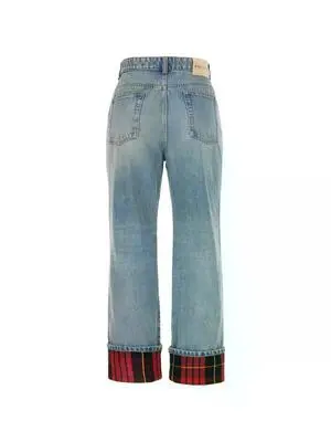 Alexander McQueen Cuff Detail Jeans