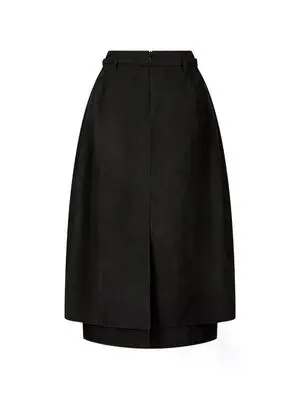 STUDIO TOMBOY Tie Wrap Skirt - Black