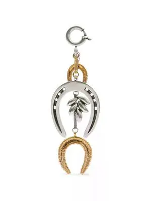 Isabel Marant Étoile Byrne Two-tone Horseshoe-detail Keyring - Silver
