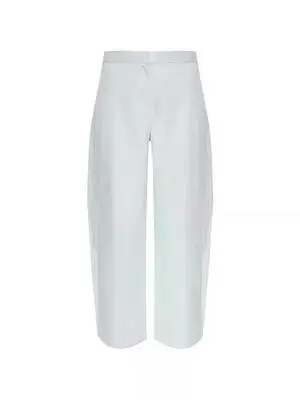 SAMSOE SAMSOE Elasticated Waist Wide Leg Trousers - Grey