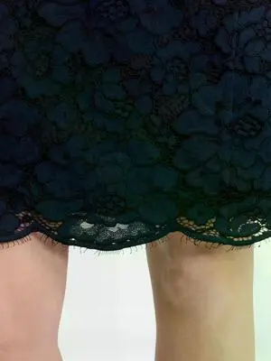 PATOU Floral Lace Mini Dress
