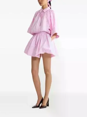 PATOU Striped Cropped Shirt - Pink