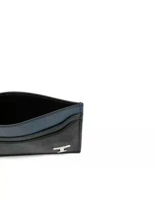 TOD'S Logo-plaque Card Holder - Black