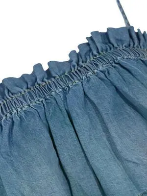 Pinko Ruffled Dress - Blue
