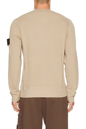 Stone Island Waffle Crew Neck Sweatshirt