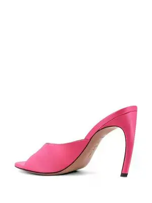 Attico Betta Rounded-toe Sandals - Pink