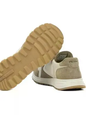 Prada Prax Suede And Re-nylon Sneakers