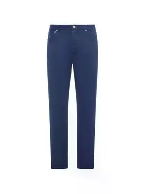 Brunello Cucinelli Five-Pocket Trousers Blue