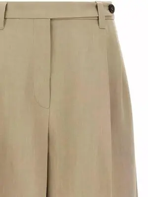 Brunello Cucinelli Belt-loop Pleated Shorts - Neutrals