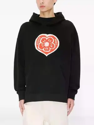 Kenzo Embroidered Hoodie - Black