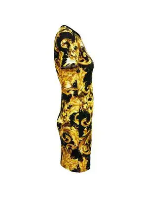Versace Baroque Print Mini Dress