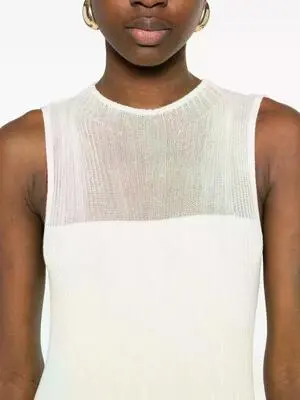Eric Bompard Ribbed Knit Midi Dress