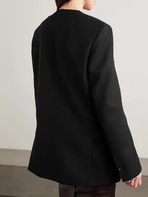 THE FRANKIE SHOP Winsen Oversized Woven Blazer