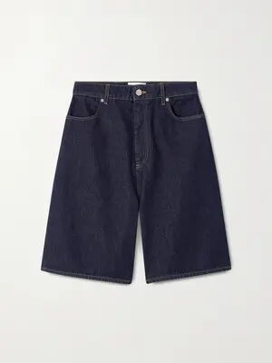 Loulou De Saison Isu Denim Bermuda Shorts - Blue