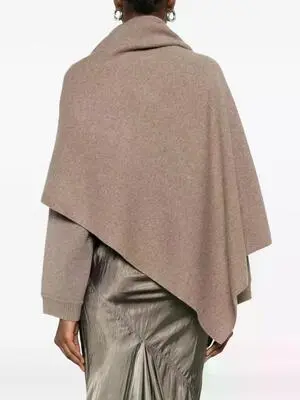 Magda Butrym Draped Wool Poncho