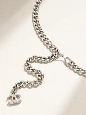 SUSAN CAPLAN Chanel 2011 -plated Chain Belt