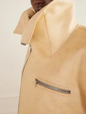 Rick Owens Leather Biker Jacket - Multi