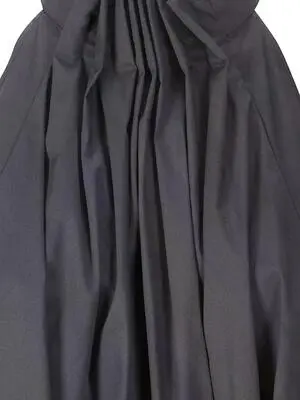 M.S.M. Halterneck Pleated A-line Dress