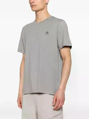 Moose Knuckles Crescent Appliqué T-shirt - Grey