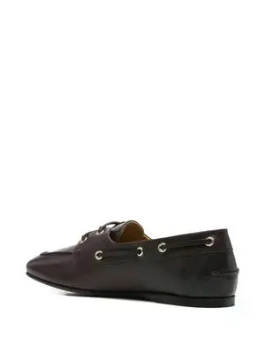 HENDERSON BARACCO Paola Eyelet Boat Shoes