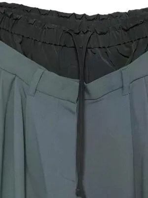 SYSTEM Pleated Drawstring Trousers
