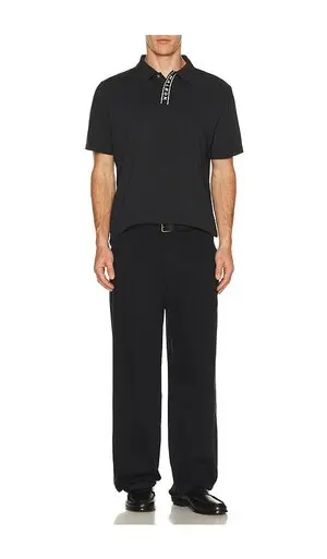MALBON Block Placket Polo In . Also