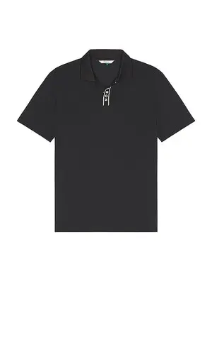 MALBON Block Placket Polo In . Also