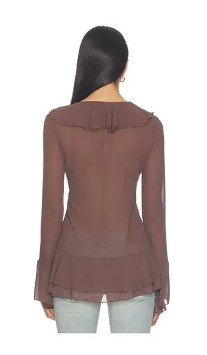 MORE TO COME Alisia Top - Brown