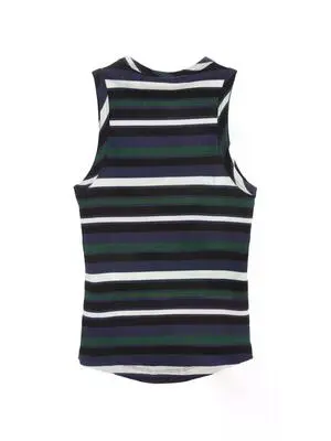 You Must Create Striped Ribbed Knit Vest